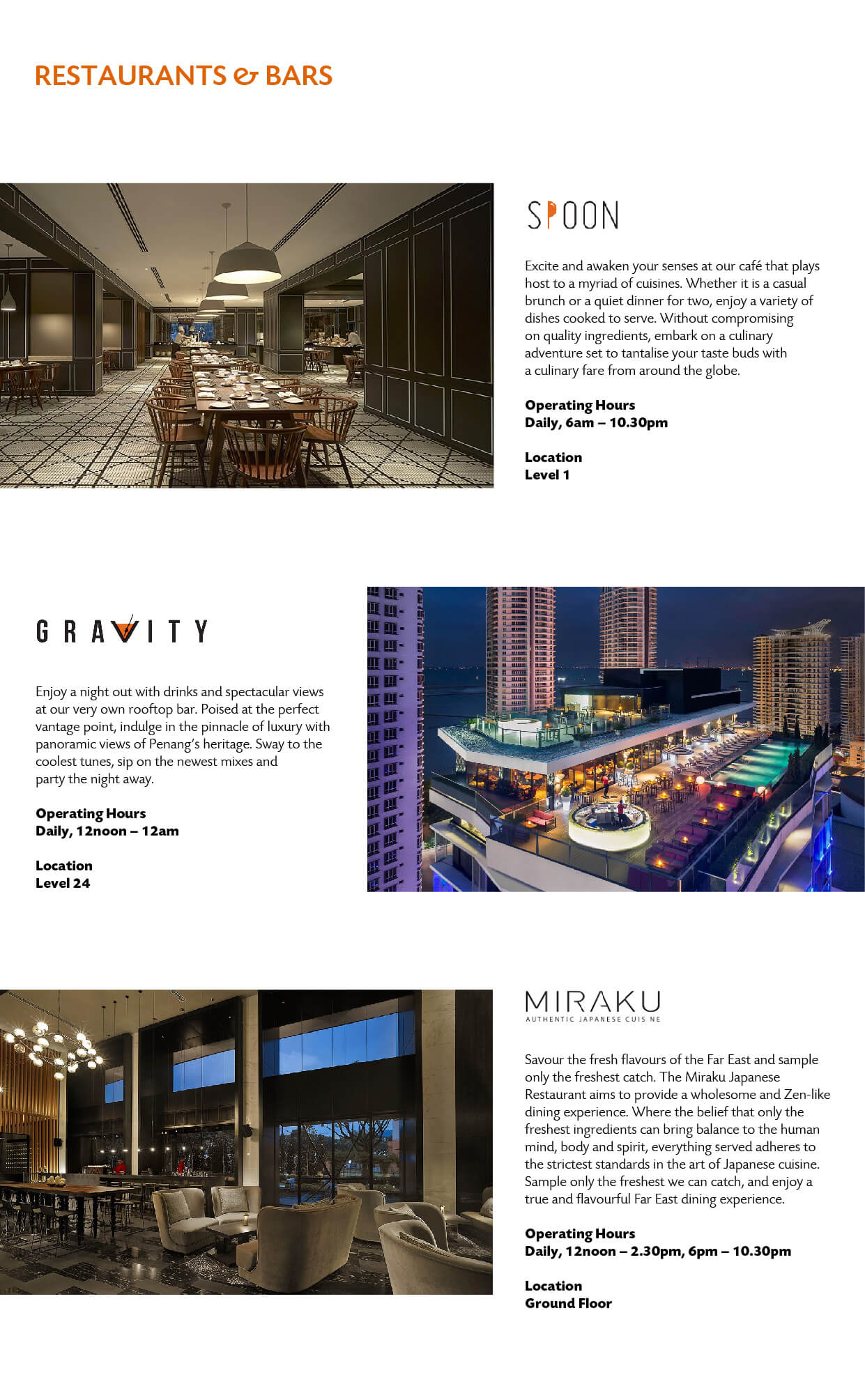 In Room Compendium | G Hotel Kelawai | Business and Leisure Hotel ...